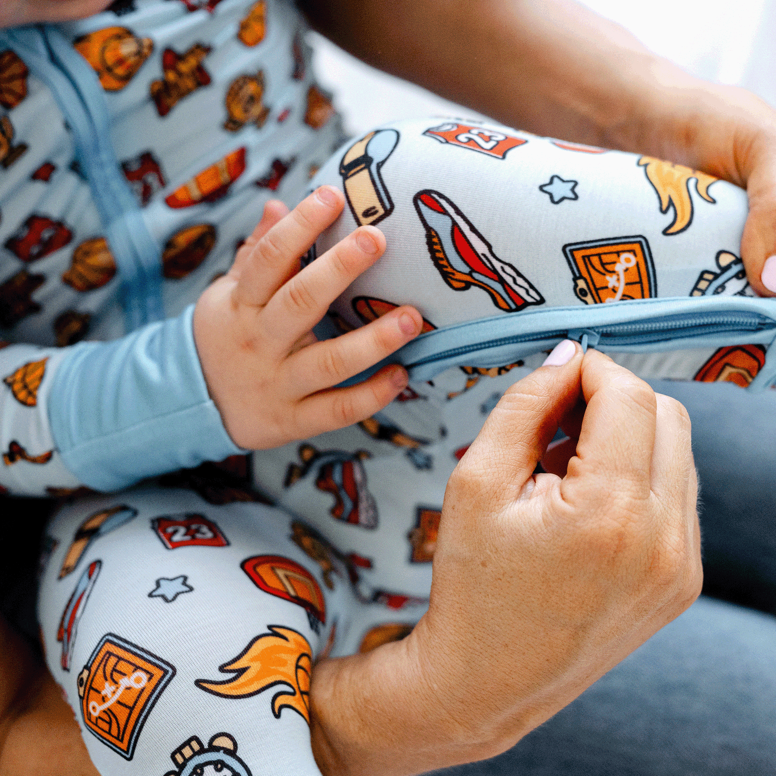 Basketball Zippy One-Piece – The Prissy Pelican